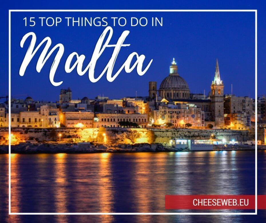 15 Top Things to do in Malta | CheeseWeb