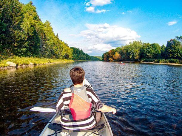 Canoeing the Miramichi River with Storeytown Cottages, Doaktown, New ...